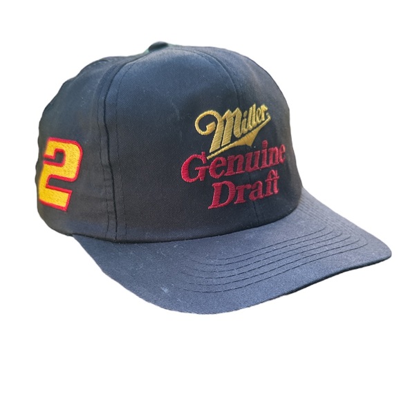 Nascar | Accessories | Vintage Nascar Rusty Wallace Snapback Hat Miller ...